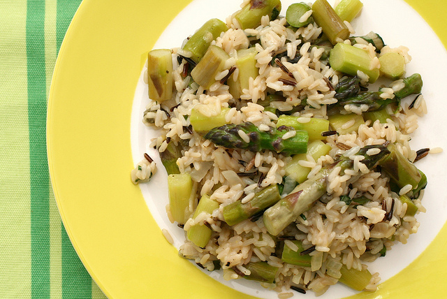 Asparagus & Scallion Risotto. {Vegan Recipe} | elephant journal