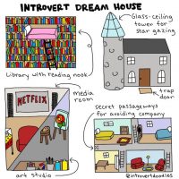 The Inner Life of an Introvert in 10 Cute Drawings. | elephant journal