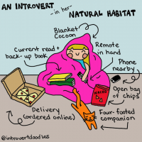 The Inner Life of an Introvert in 10 Cute Drawings. | elephant journal