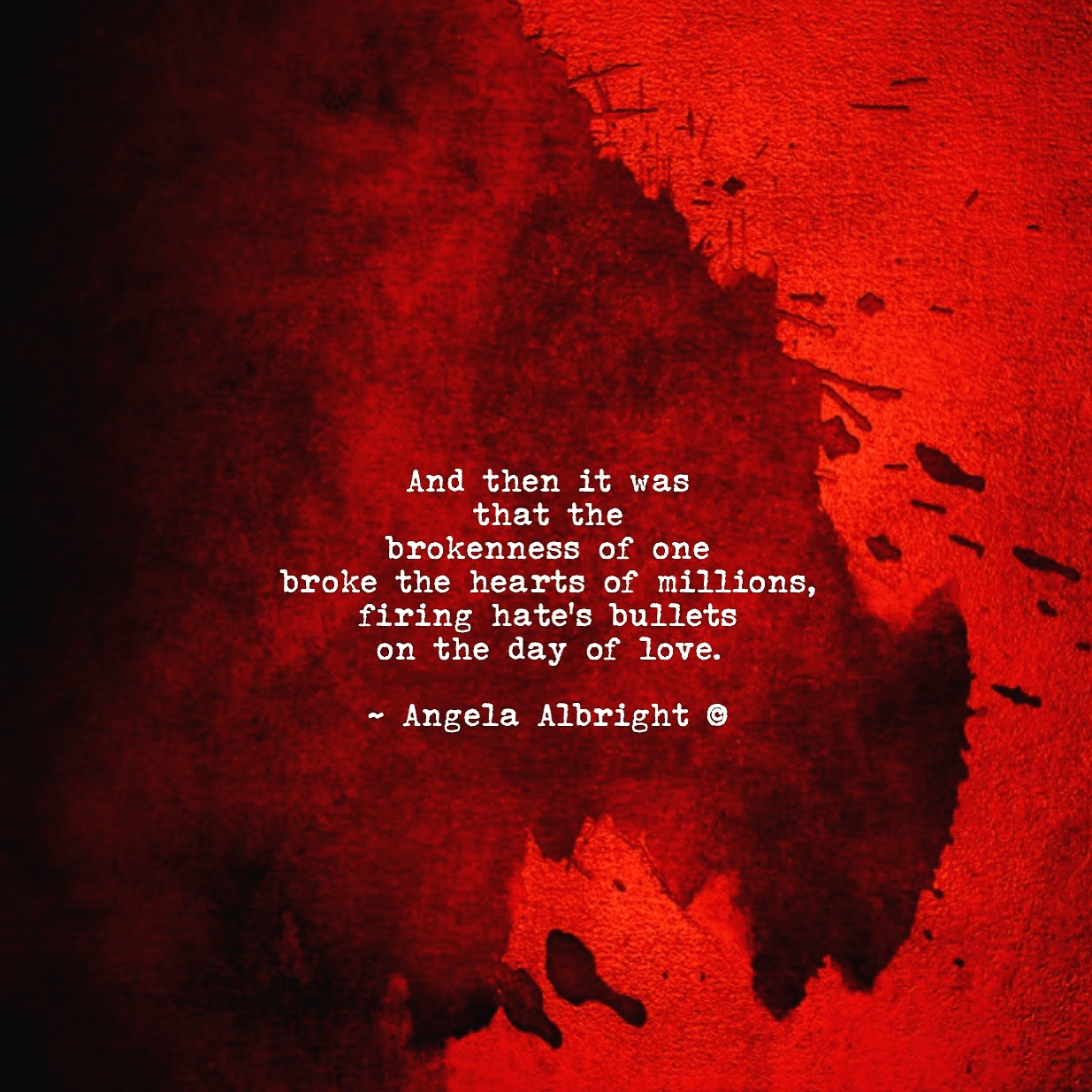 I would give my life for the lives of my students, your children. Would ...