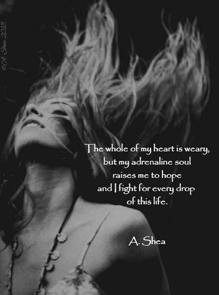 This is a poem about living with chrinic illness, namely lupus ...