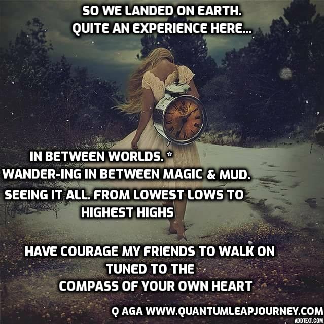 ATTUNE TO YOUR UNIQUE COMPASS. ONE AND ONLY. BAROMETER OF YOUR OWN SOUL ...