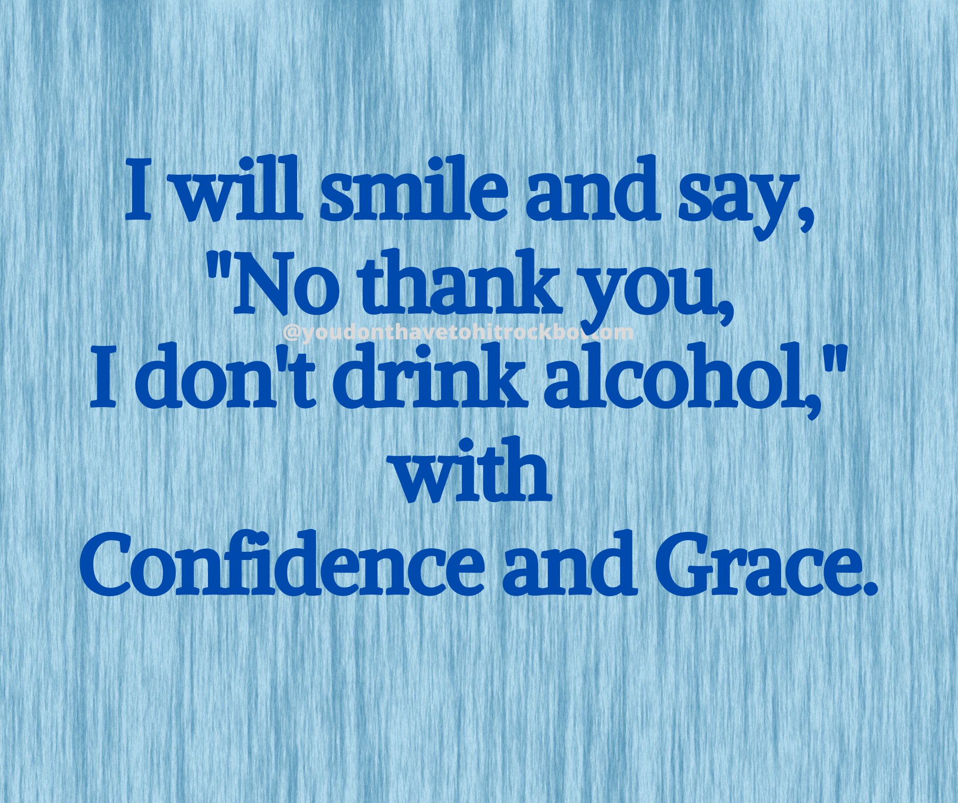 No Thanks, I Don’t Drink Alcohol. | elephant journal