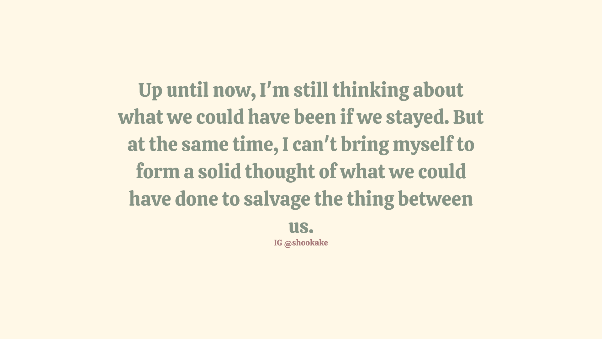 I lost a big part of me that day- that part was you. | elephant journal