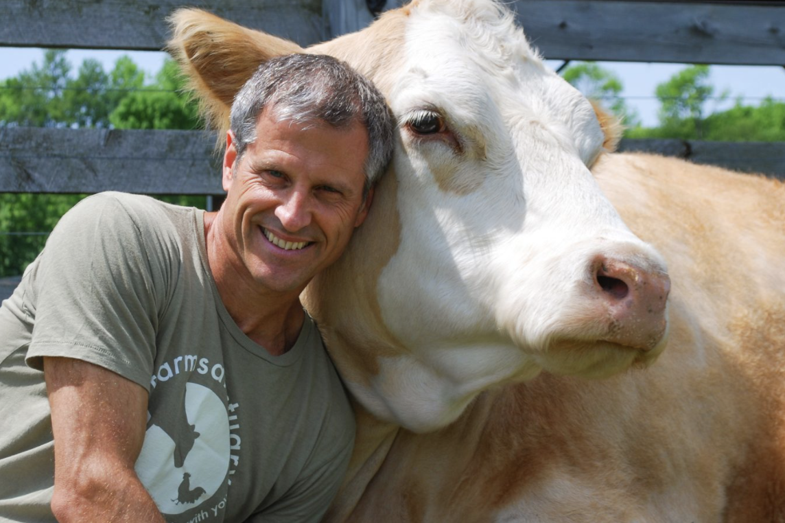 Waylon Lewis & Elephant Journal heart Gene Baur & Farm Sanctuary ...
