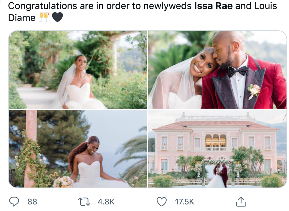 Issa Rae got married in the South of France & her wedding photos are ...