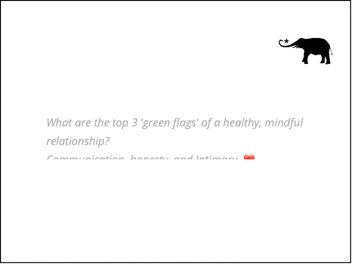 What are the top 3 ‘green flags’ of a healthy, mindful relationship ...