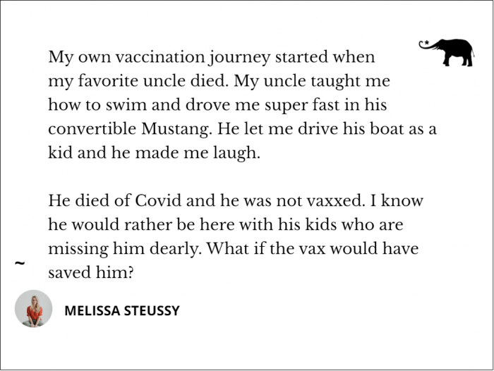 My own vaccination journey started when my favorite uncle died. My ...