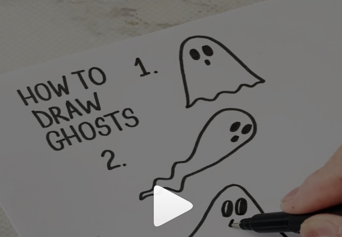 How to Draw Halloween, Simply. {Video Guide} | elephant journal