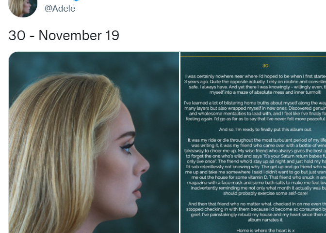 Adele announces New Album—& shares the Most Beautiful Description of ...