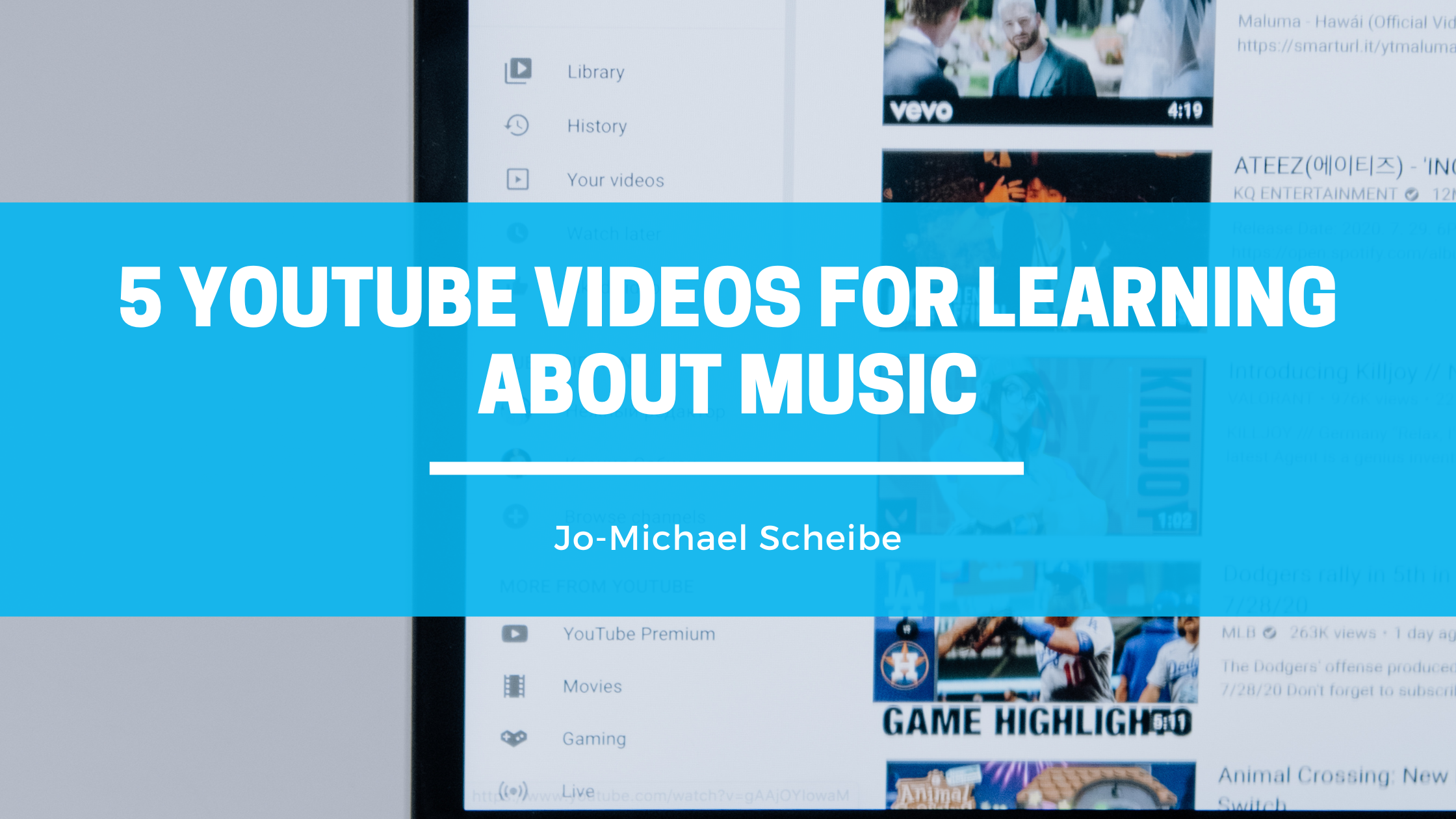 5 YouTube Videos For Learning About Music | elephant journal