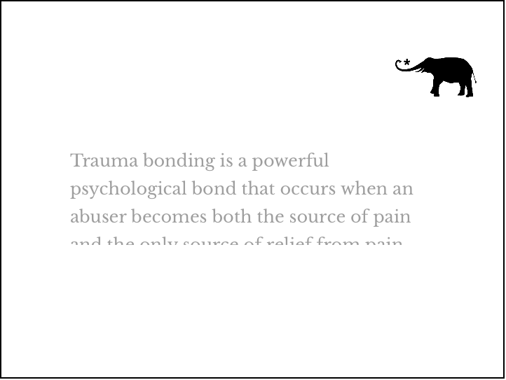 Trauma bonding: Understanding the powerful psychological bond between ...