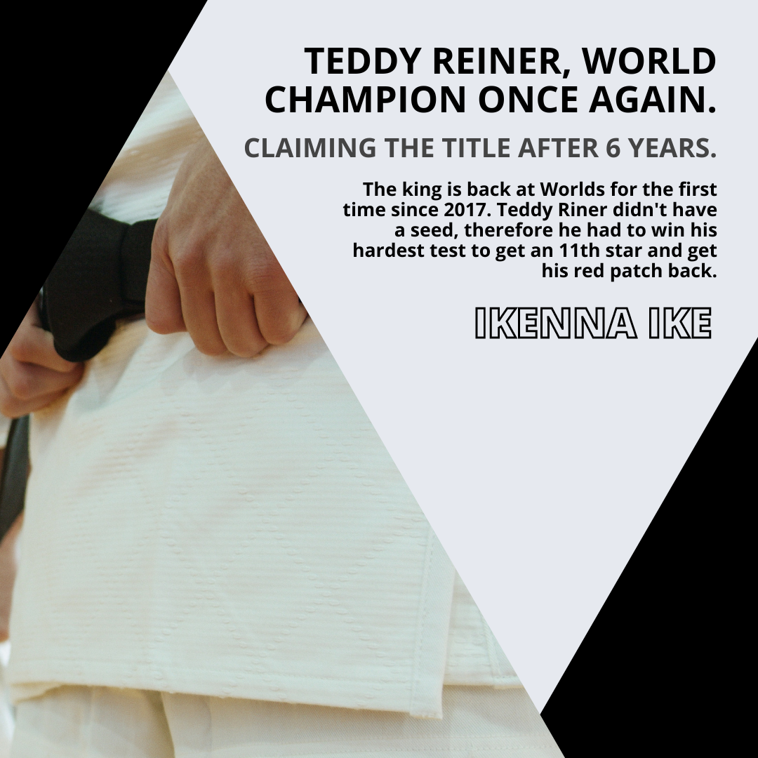 Ikenna Ike- Teddy Reiner, world champion once again.Claiming the title ...
