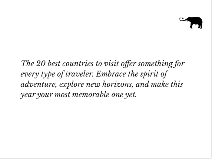 The 20 best countries to visit offer something for every type of ...
