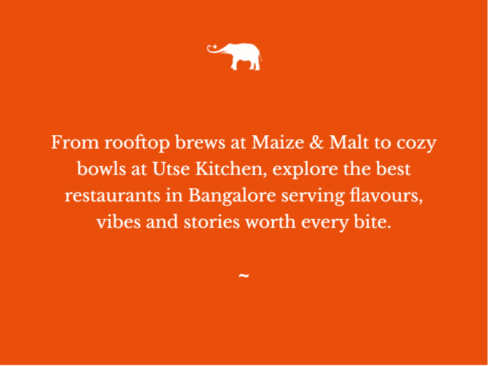 From rooftop brews at Maize & Malt to cozy bowls at Utse Kitchen ...