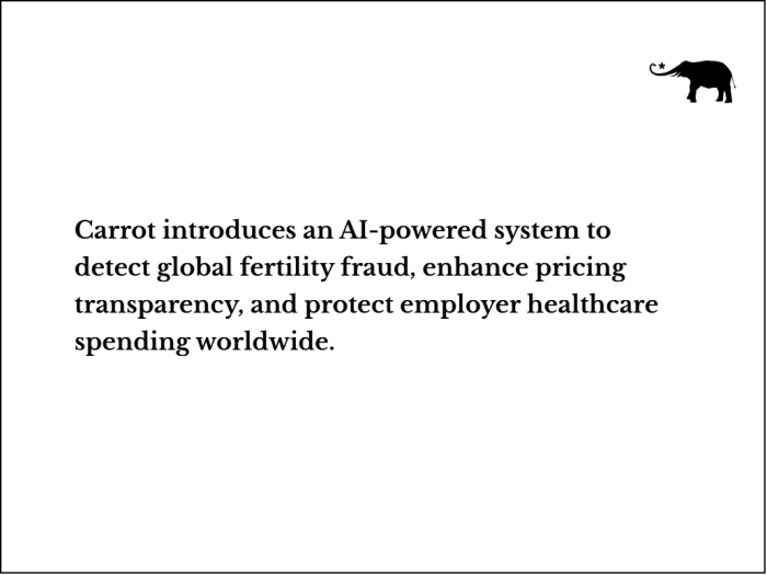 Carrot introduces an AI-powered system to detect global fertility fraud ...